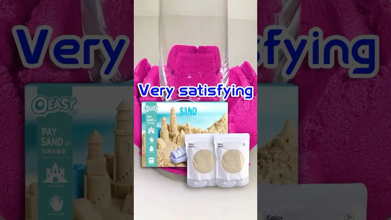 [Video] Satisfying Kinetic Sand Playing | Let us calm down