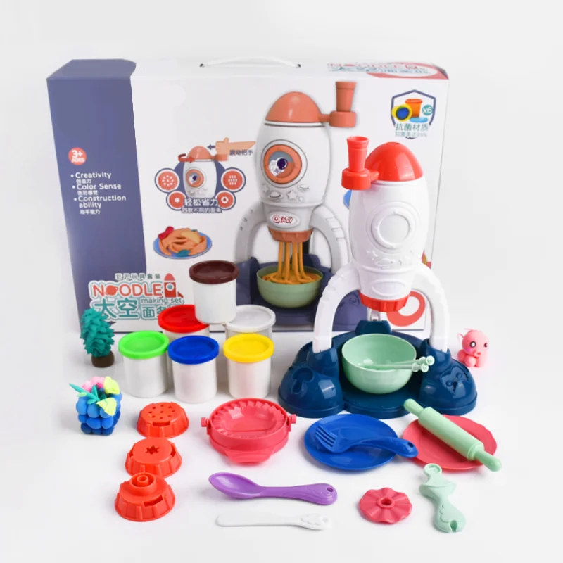 #91101 Набір для приготування локшини Playdough на тему ракети