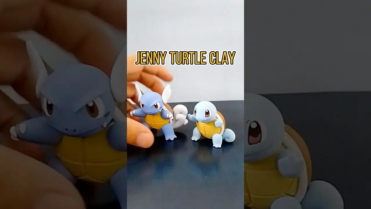 [Vidéo] Réalisation de tortues Jenny | Idée de projet d'argile séchant à l'air